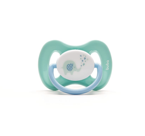 Chupeta Comfort Buba 0-6m Bico Simétrico Elefante 12660/12659 - Lari Moon