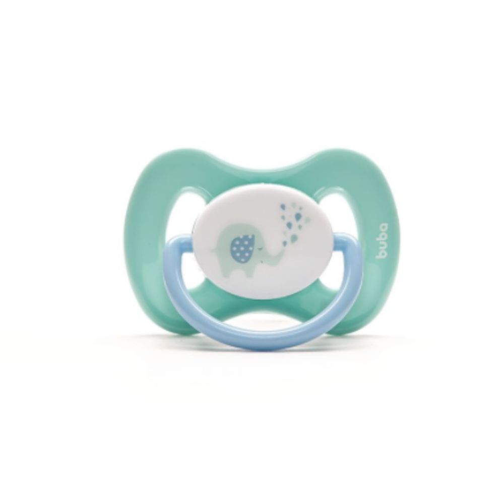 Chupeta Comfort Buba +6m Bico Simetrico Elefante 12672/12671 - Lari Moon