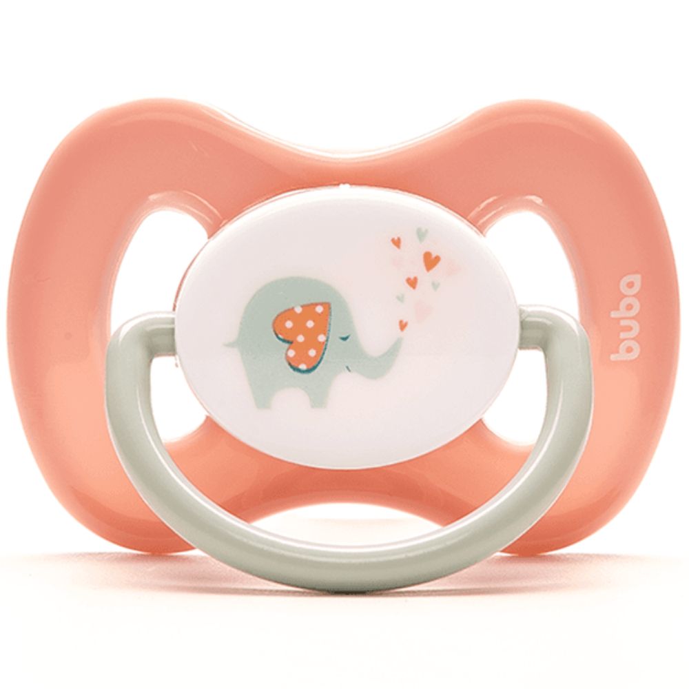 Chupeta Comfort Buba +6m Bico Simetrico Elefante 12672/12671 - Lari Moon